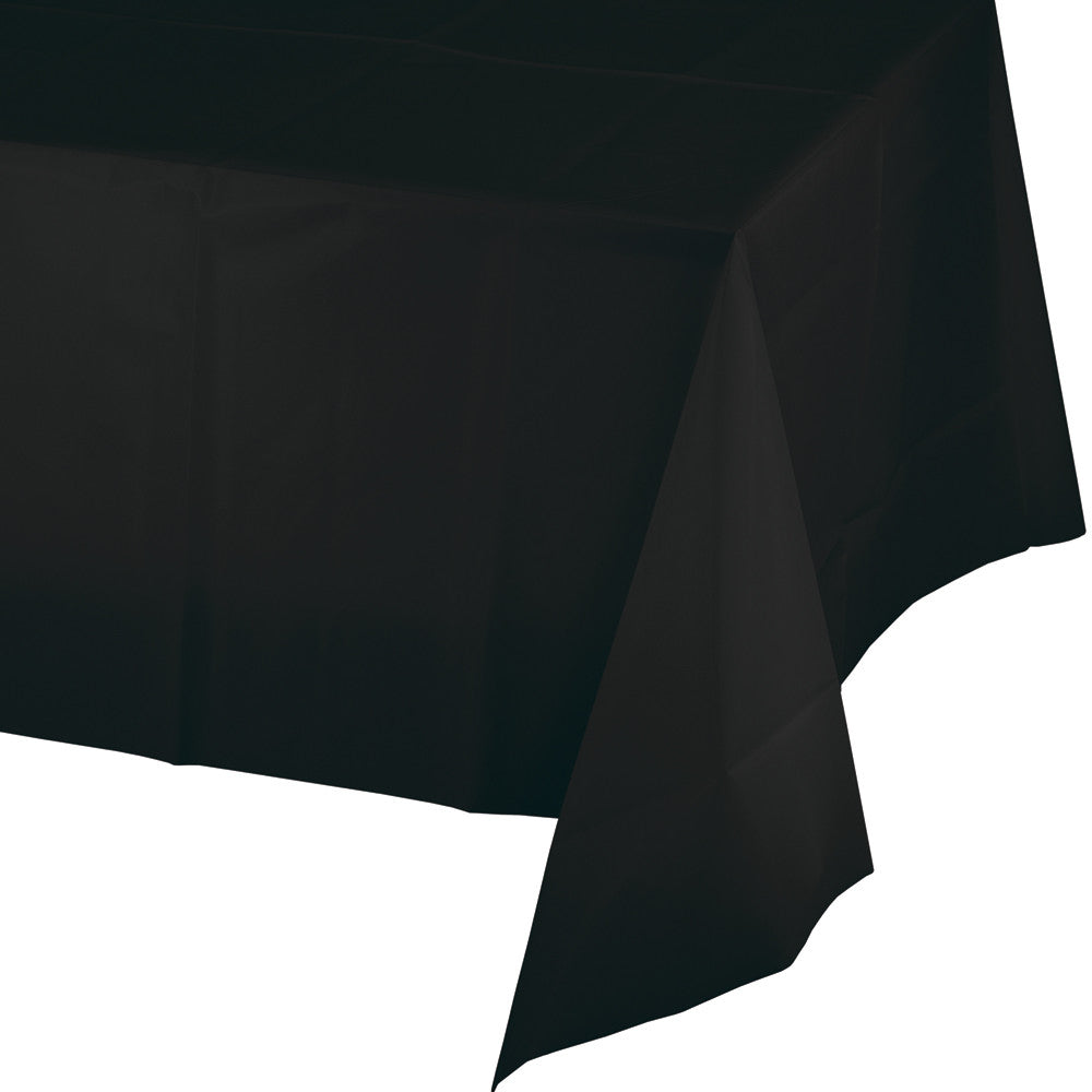 https://www.tikitimes.in Jet Black Rectangular Plastic Tablecover 137cm x 274cm | Tiki Times ...